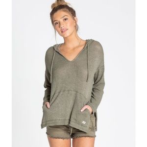 Billabong | Tops | Billabong Hooded Long Sleeve Top | Poshmark